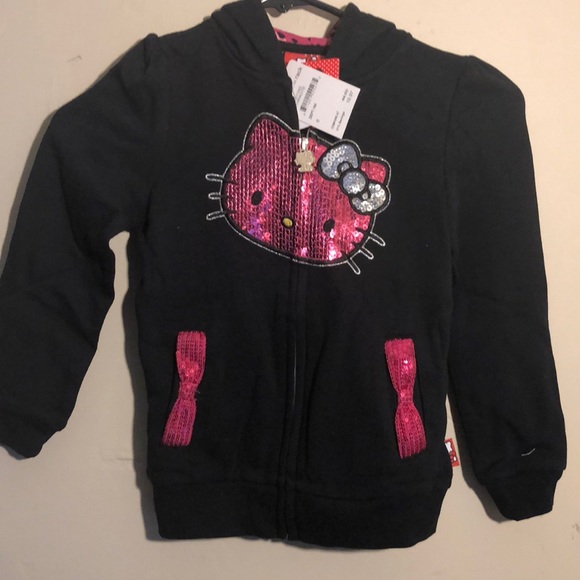 Hello Kitty | Jackets & Coats | Girls Bnwt Sparkle Hello Kitty Jacket ...